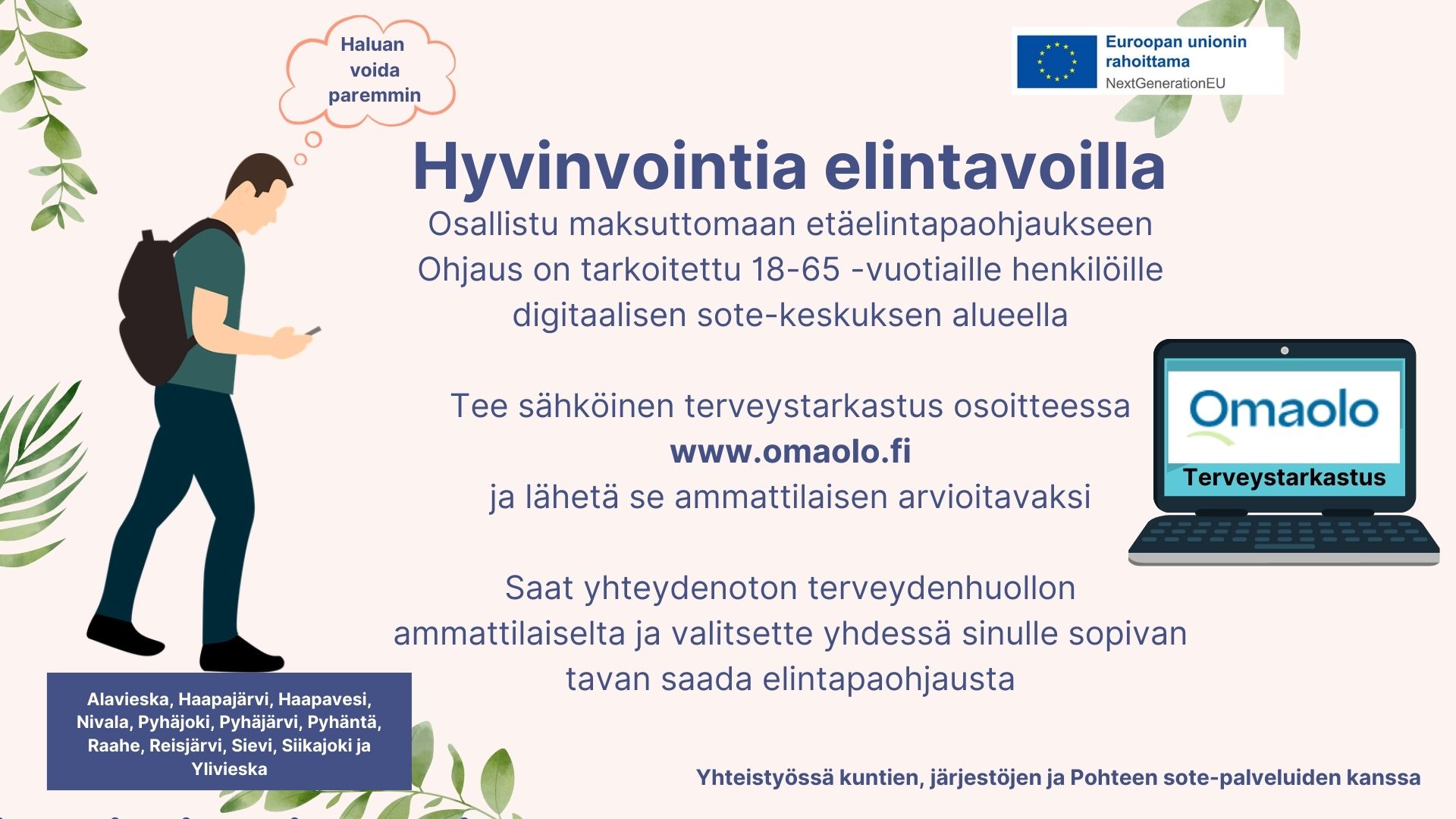 Elintapaohjausta saatavilla | Siikajoki